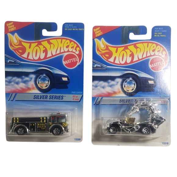Mattel | Toys | Hot Wheels Silver Series 2 Of 4 Set Of 2 Vintage | Poshmark